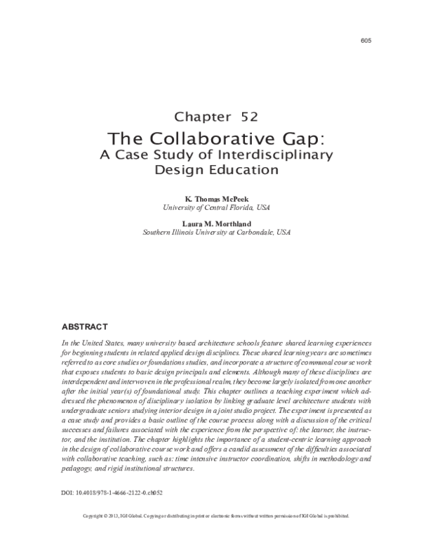 (PDF) The Collaborative Gap