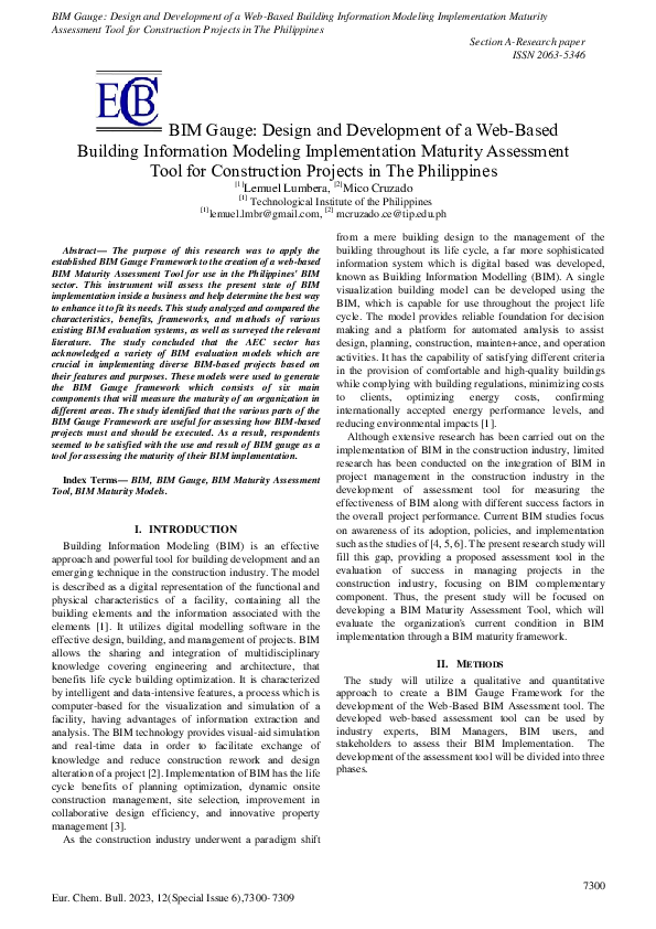 (PDF) BIM Gauge: Design and Development of a Web-Based Building Information Modeling ...