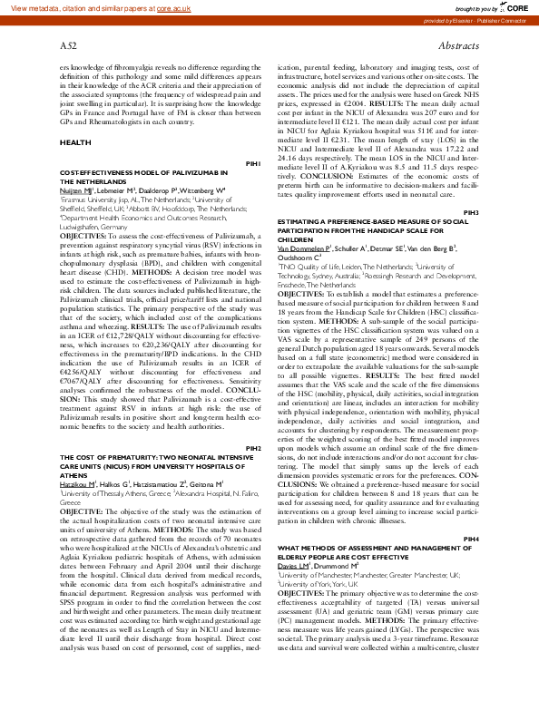 (PDF) PIH3 Estimating a Preference-Based Measure of Social ...