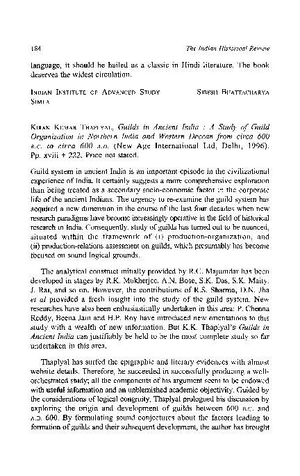 (PDF) Guilds in Ancient India: A Study of Guild Organization in ...