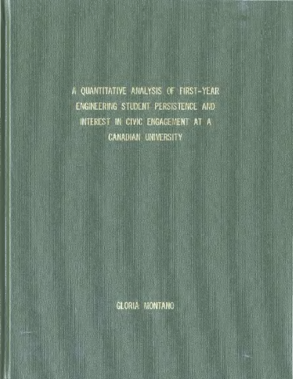 (PDF) A quantitative analysis of first-year engineering student ...