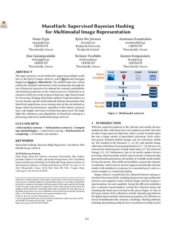 (PDF) MuseHash: Supervised Bayesian Hashing for Multimodal Image Representation