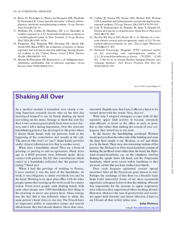 (PDF) Shaking All Over