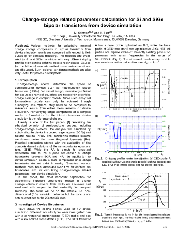 (PDF) Charge-storage related parameter calculation for Si and SiGe ...