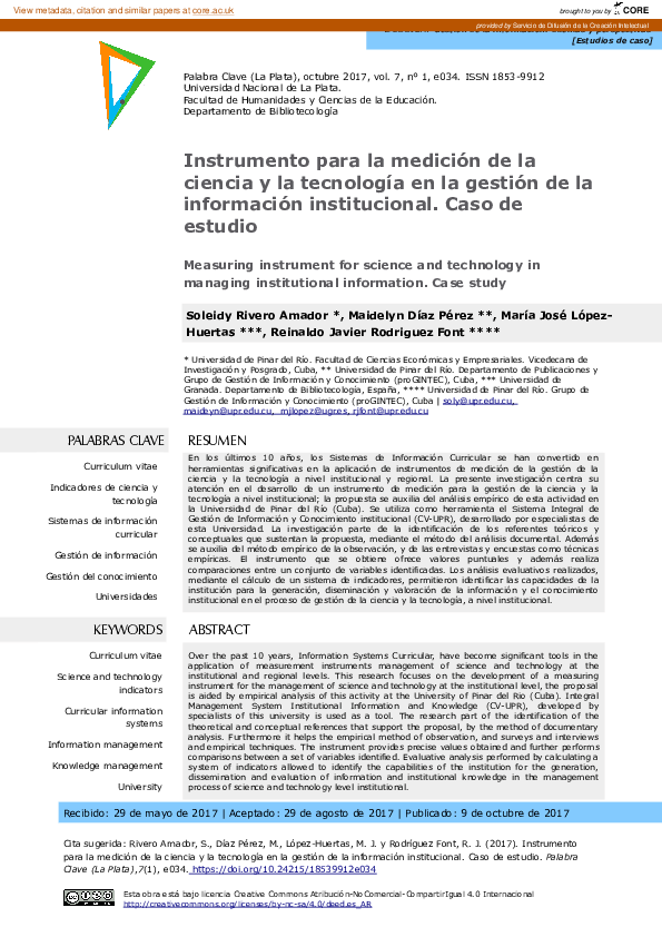 (PDF) Measuring instrument for science and technology in managing ...