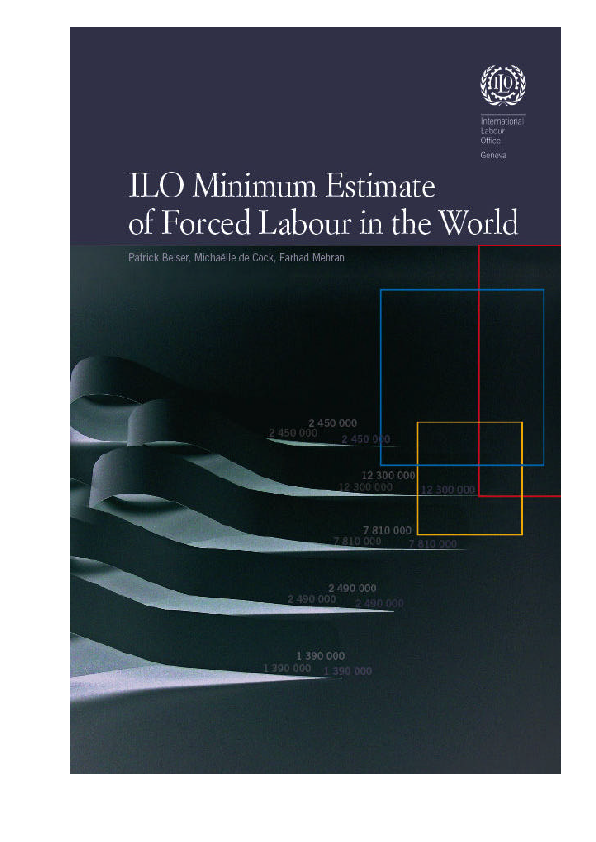 (PDF) ILO minimum estimate of forced labour in the world
