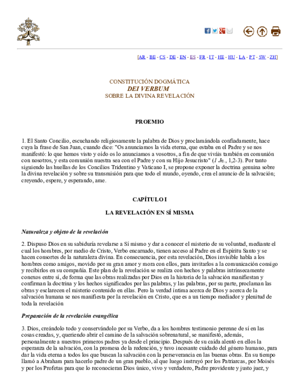 (PDF) CVII Dei Verbum
