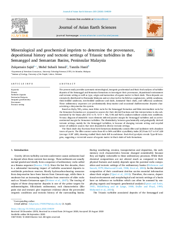 (PDF) Mineralogical and geochemical imprints to determine the ...