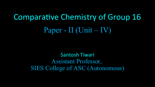 (PPT) Group 16 Elements