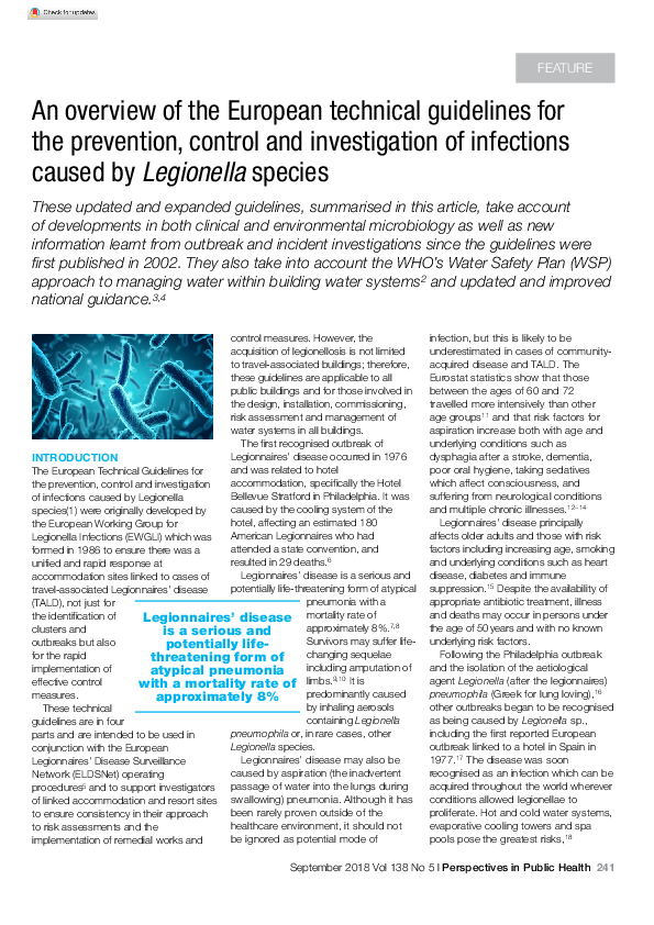 (PDF) An Overview of the European Technical Guidelines for the ...