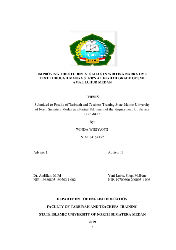 (PDF) Improving Students' Skills in Writing Narrative Text by ...