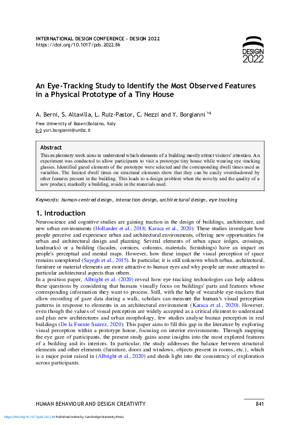 (PDF) An Eye-Tracking Study to Identify the Most Observed Features in a ...