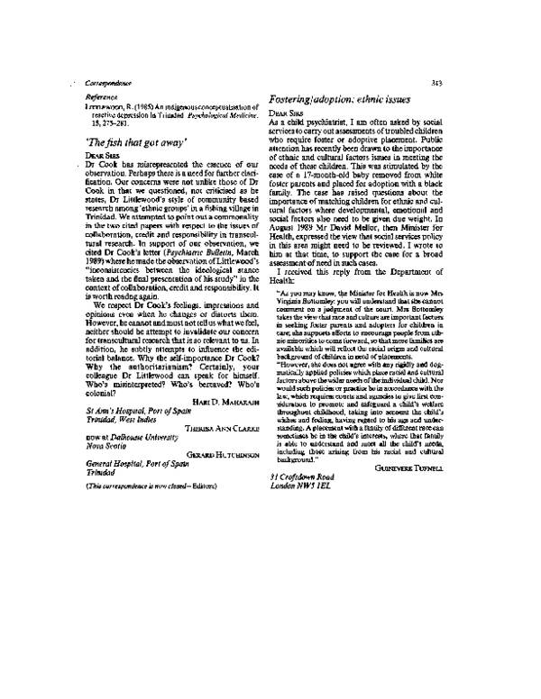 (PDF) The fish that got away