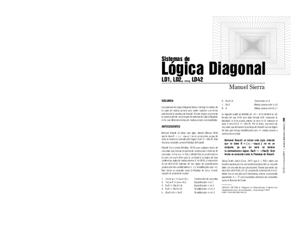 (PDF) Sistema de lógica diagonal ld1, ld2,…ld42