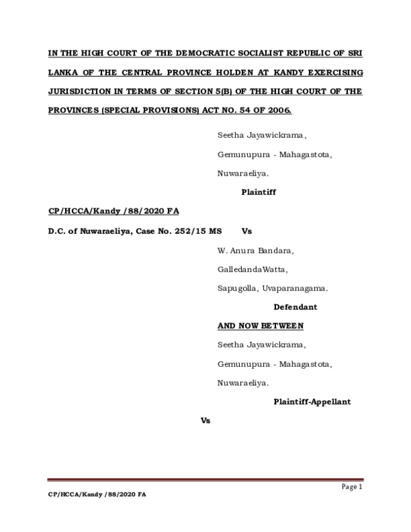 (PDF) When summary procedure becomes regular procedure