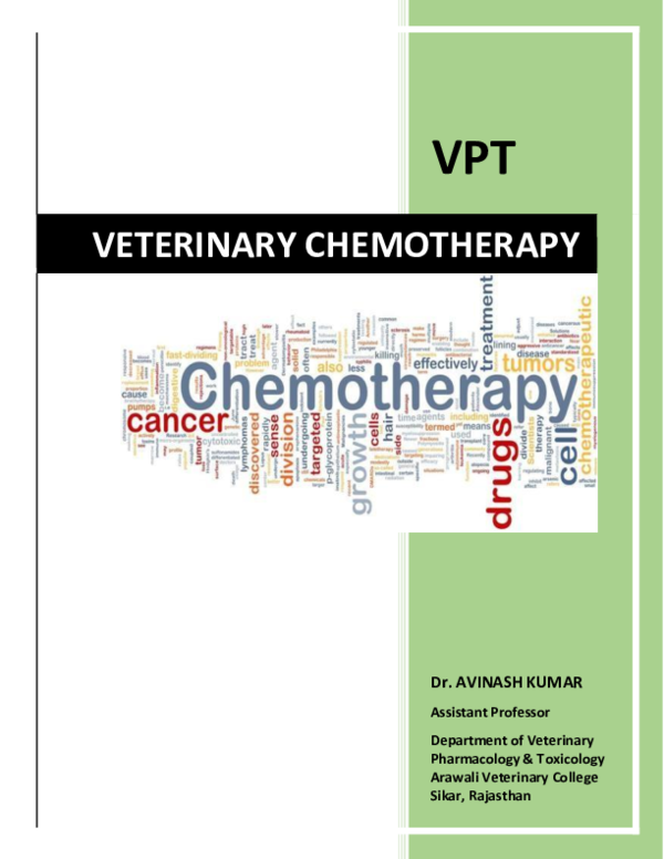 (PDF) Veterinary Chemotherapy