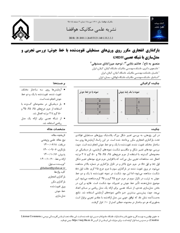 (PDF) Uniform Blast Loading on Stiffened Rectangular Plates by Welding ...