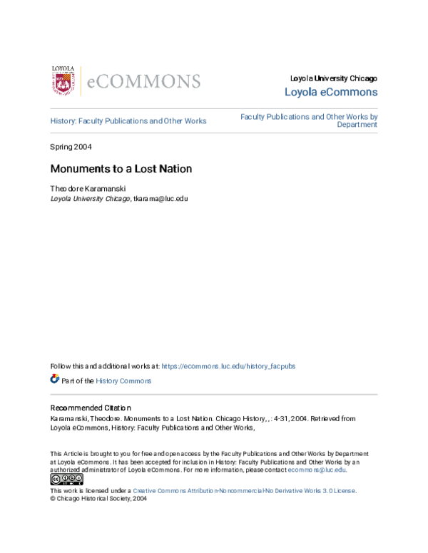 (PDF) Monuments to a Lost Nation
