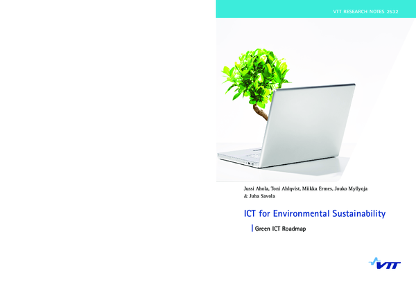 (PDF) ICT for environmental sustainability. Green ICT roadmap