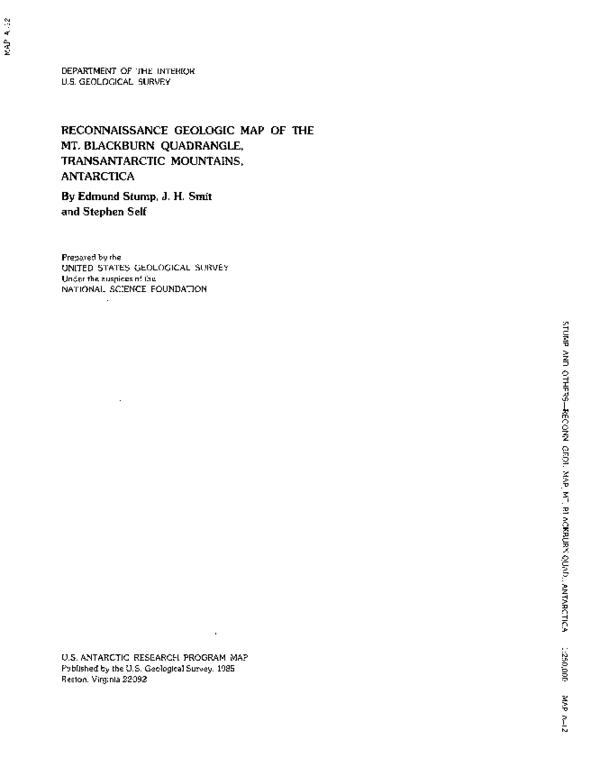 (PDF) Reconnaissance geologic map of the Mt. Blackburn Quadrangle ...