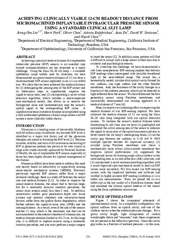 (PDF) Achieving clinically viable 12-CM readout distance from micromachined implantable ...