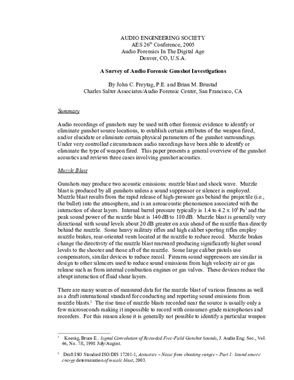 (DOC) AES Forensics paper revised | Jack Freytag - Academia.edu