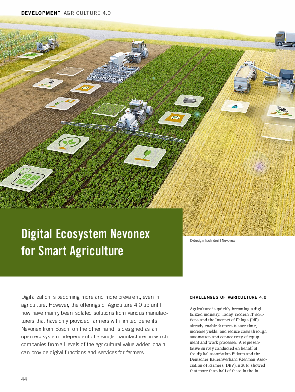 (PDF) Digital Ecosystem Nevonex for Smart Agriculture
