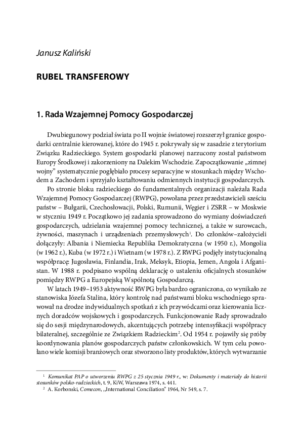 (PDF) Rubel transferowy