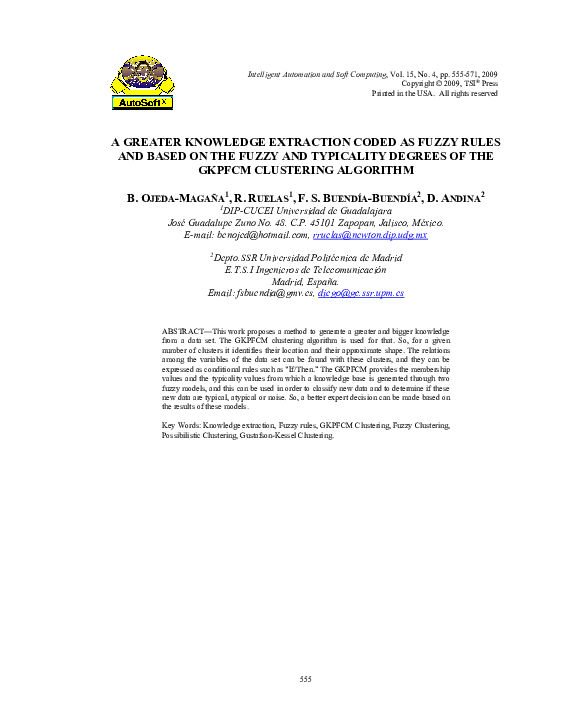 Pdf A Greater Knowledge Extraction Coded As Fuzzy Rules And Based On The Fuzzy And Typicality