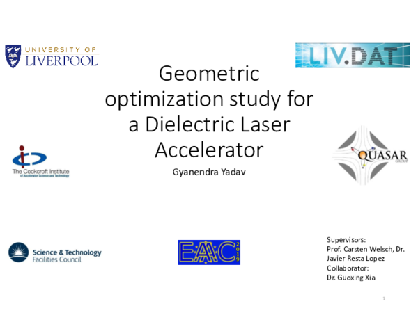 (PDF) Geometric optimization study for a Dielectric Laser Accelerator