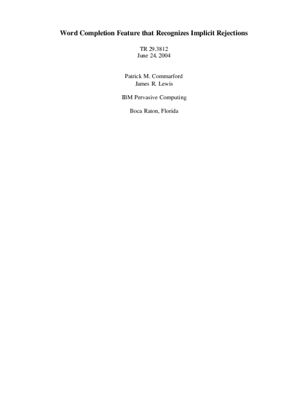 (PDF) Word Completion Feature that Recognizes Implicit Rejections