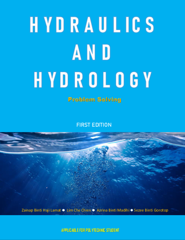 (PDF) HYDRAULICS HYDROLOGY Problem Solving