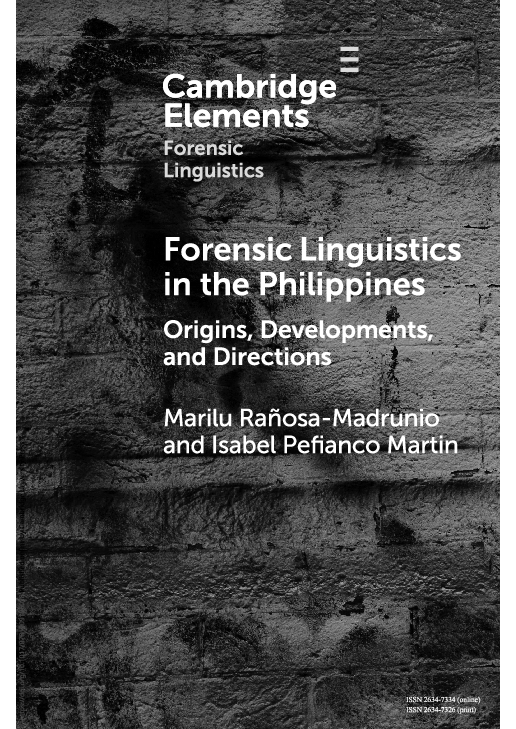 (PDF) Forensic Linguistics in the Philippines (Madrunio & Martin 2023)
