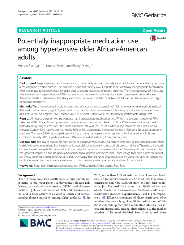 (PDF) Potentially inappropriate medication use among older adults in ...