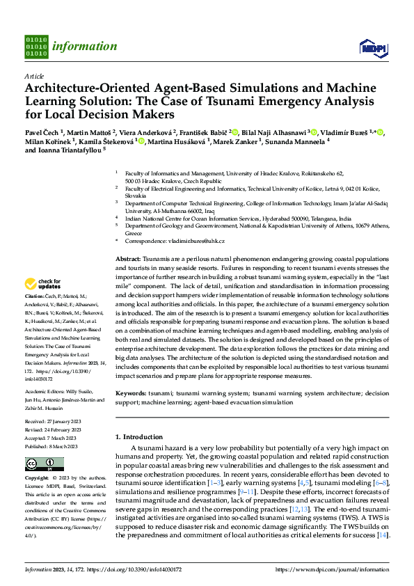 Pdf Architecture Oriented Agent Based Simulations And Machine Learning Solution The Case Of