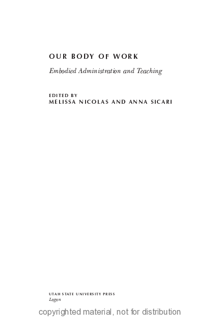 (PDF) Embodied Rhetoric: Ethical Challenges and Experiences