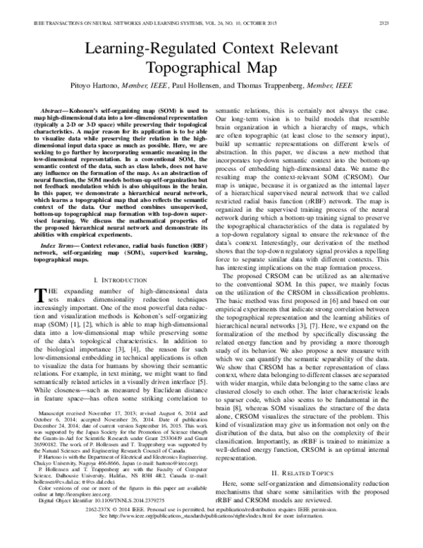 (PDF) Learning-Regulated Context Relevant Topographical Map