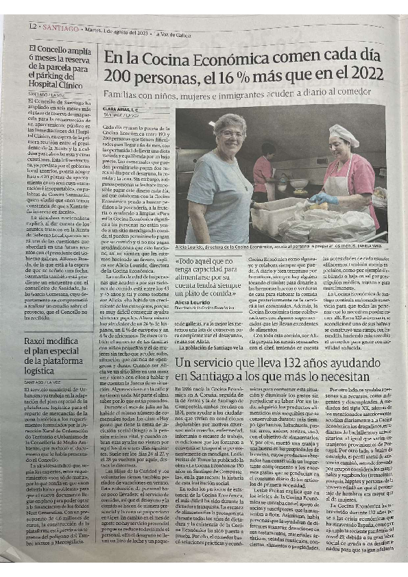 (PDF) En la Cocina Economica comen cada día 200 personas, el 16% más ...