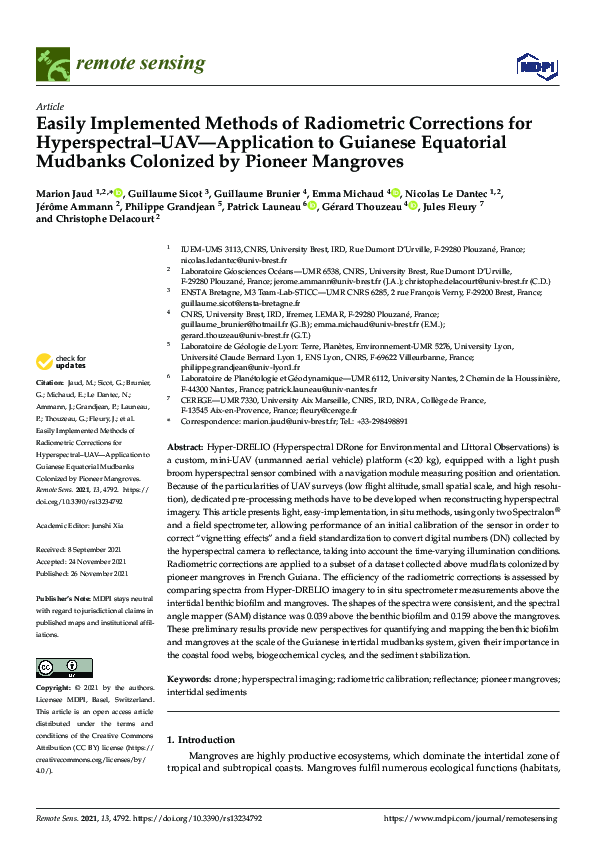 (PDF) Easily Implemented Methods of Radiometric Corrections for ...