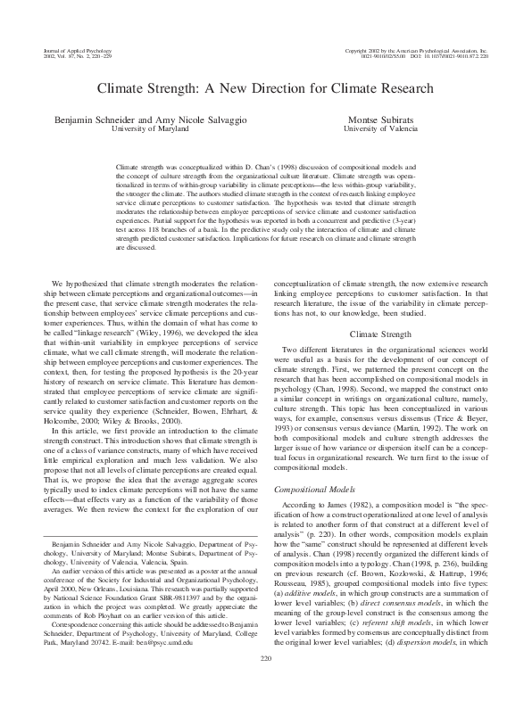 (PDF) Climate strength: a new direction for climate research | Montse ...