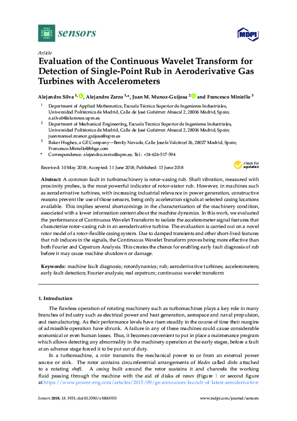(PDF) Evaluation of the Continuous Wavelet Transform for Feature Extraction of Metal Detector ...
