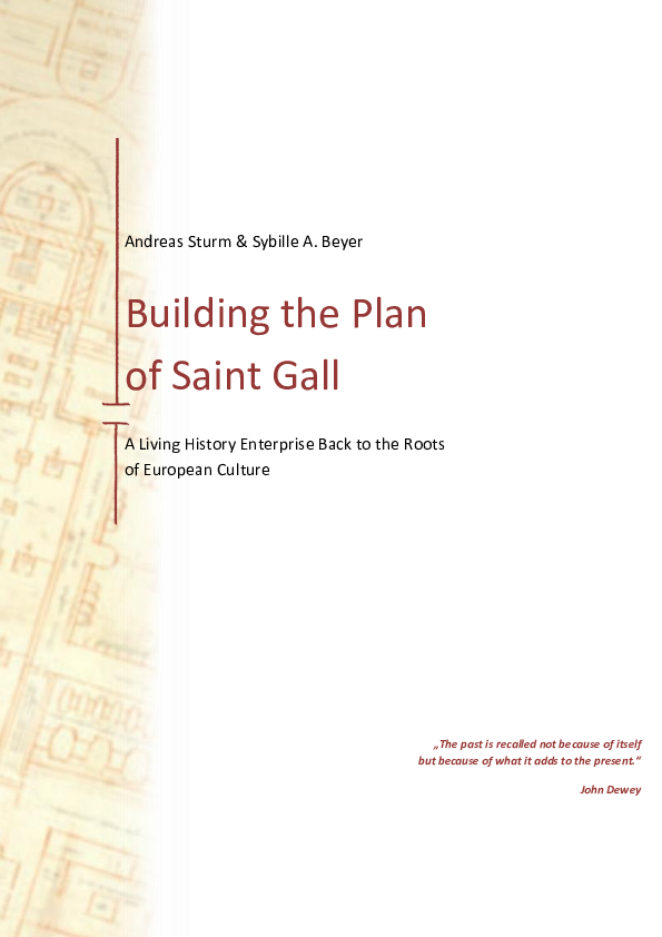 (PDF) Building the Plan of Saint Gall A Living History Enterprise Back ...