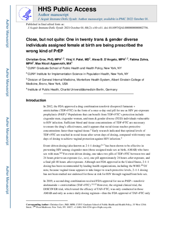 (PDF) Close, but not quite