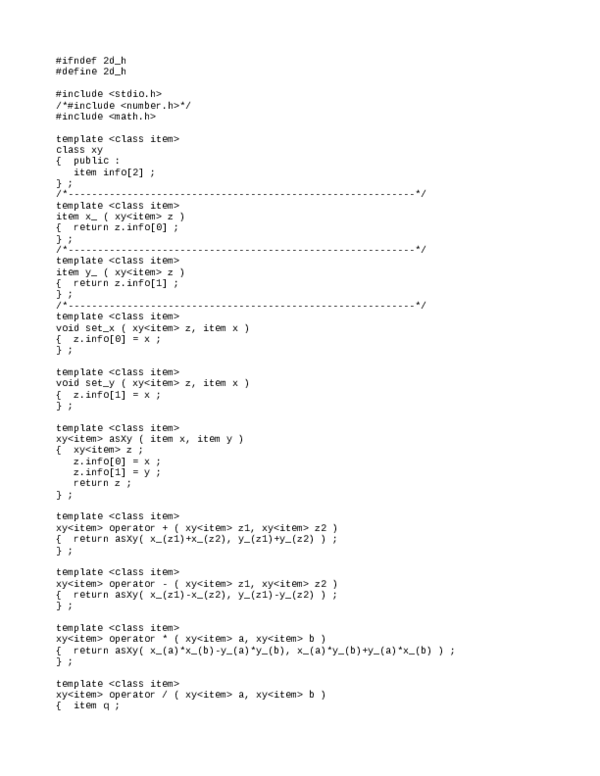 Programmation en C++ (Solutions des exercices)