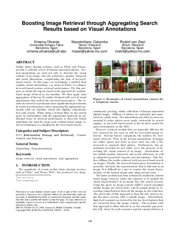 (PDF) Boosting image retrieval through aggregating search results based ...