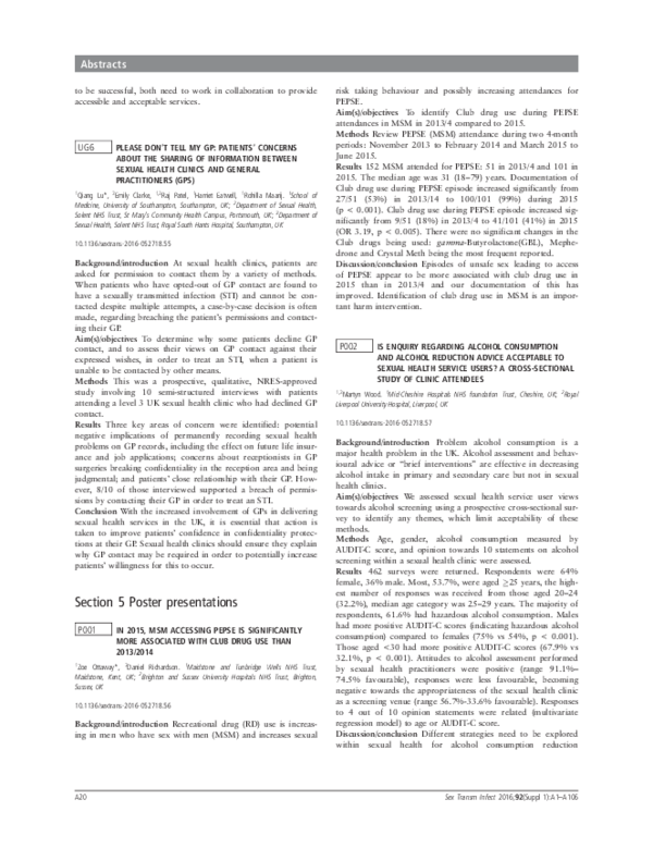 (PDF) UG6 Please don’t tell my GP: Patients’ concerns about the sharing of information between ...