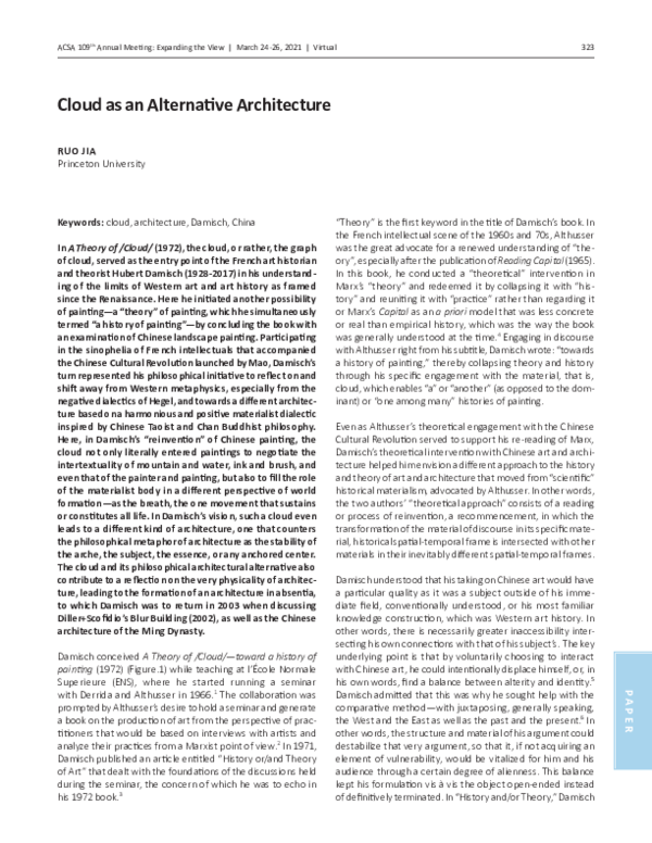 (PDF) Cloud as an Alternative Architecture