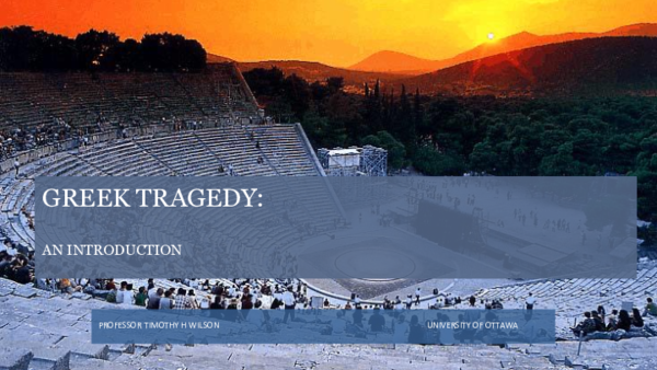 (PDF) Greek Tragedy: An Introduction