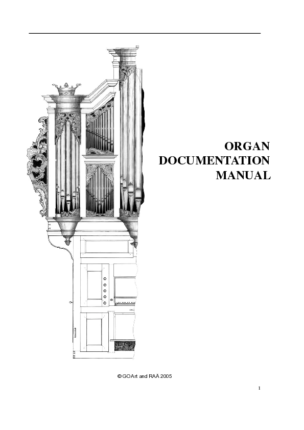 (PDF) Organ documentation manual | Niclas Fredriksson - Academia.edu
