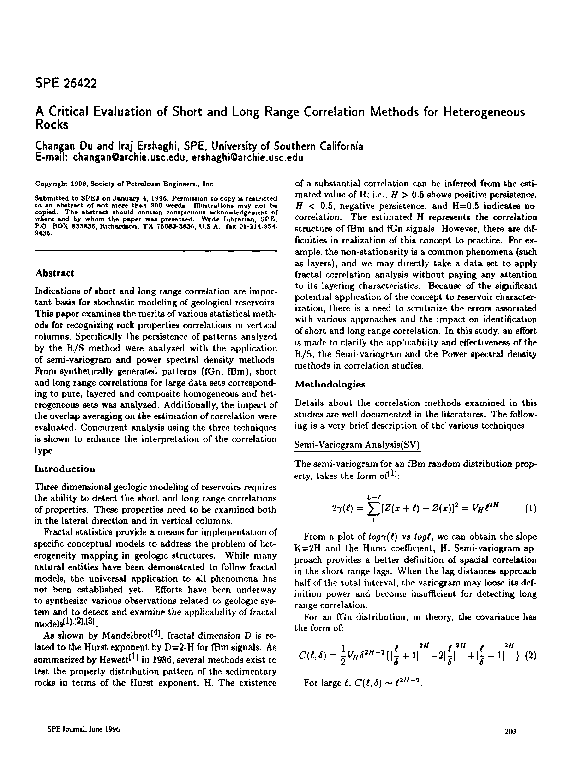 (PDF) A Critical Evaluation of Short and Long Range Correlation Methods ...